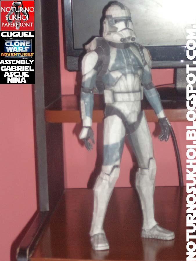 Noturno Sukhoi: Star Wars Clone Wars- Clones Kix-Sinker-Tup_Papercraft