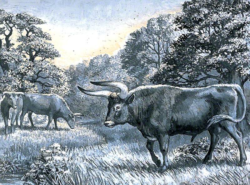 Animales prehistóricos : URO (BOS PRIMIGENIUS)