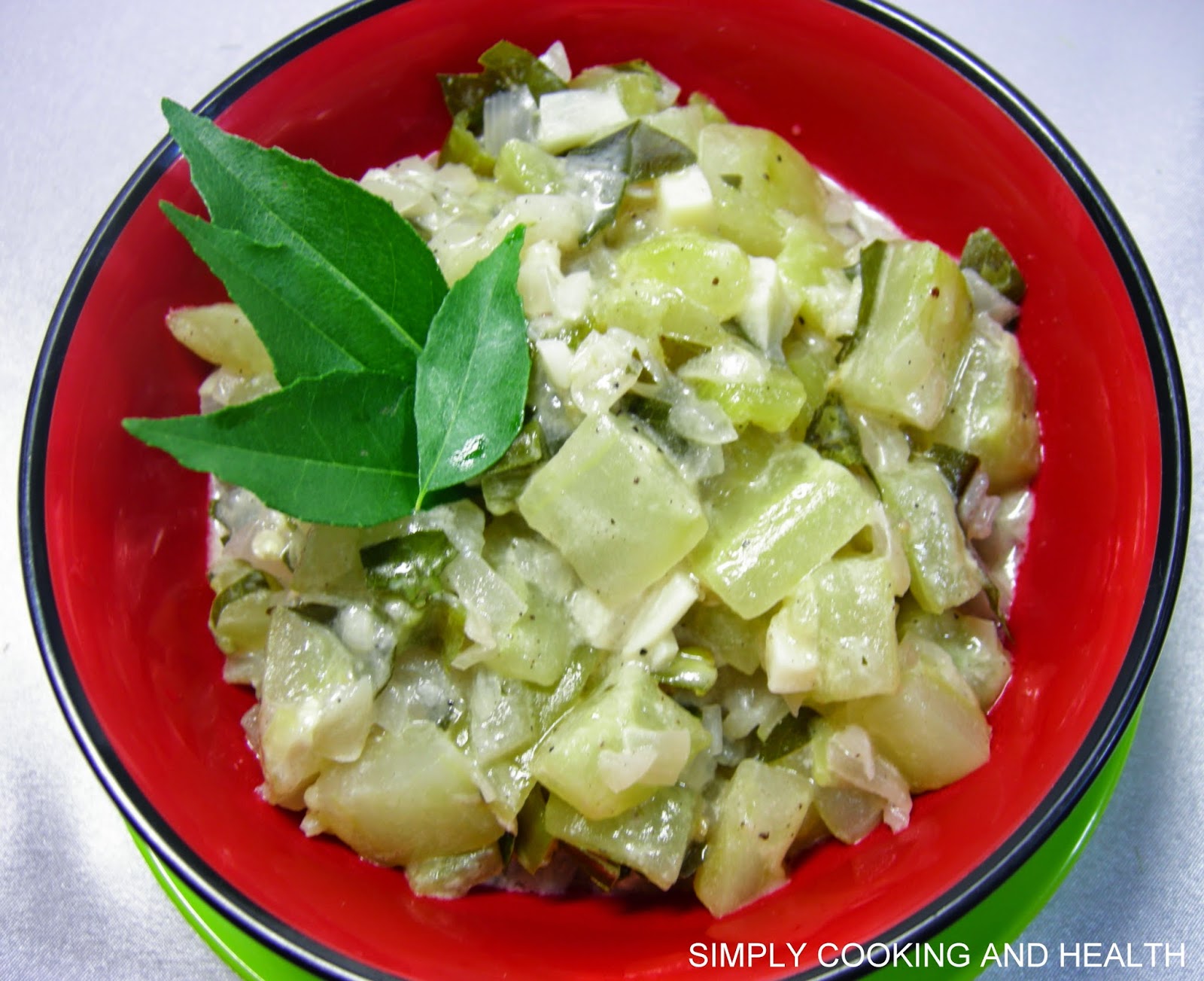 Simply Cooking and Health: Easy mild cucumber curry