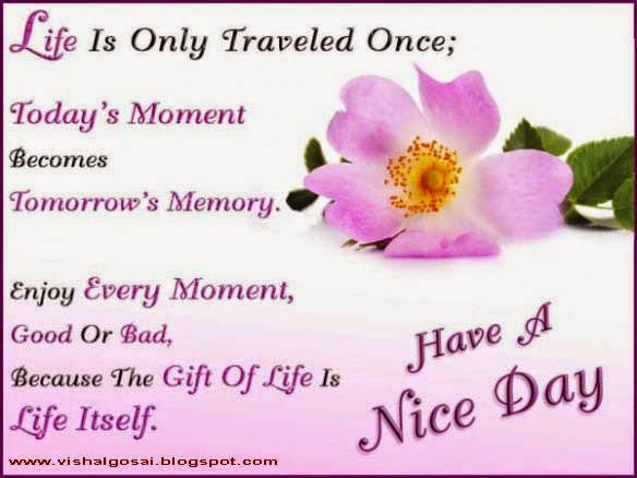 VISHAL GOSAI: Very Important Life Messages