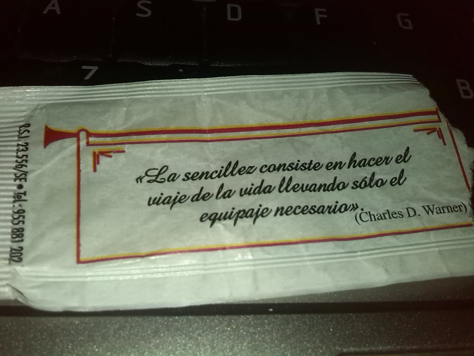 la bodeguita del naranjito: Azucarillo reflexivo I