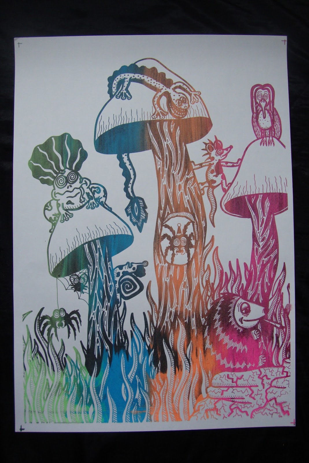 Design Practice: SELF INITIATED SCREEN PRINT PROJECT