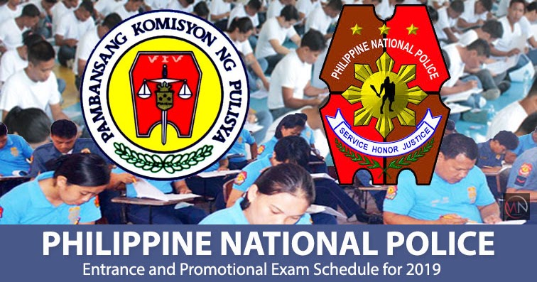 2019 NAPOLCOM PNP Extrance and Promotional Exam Schedule - Exam News ...