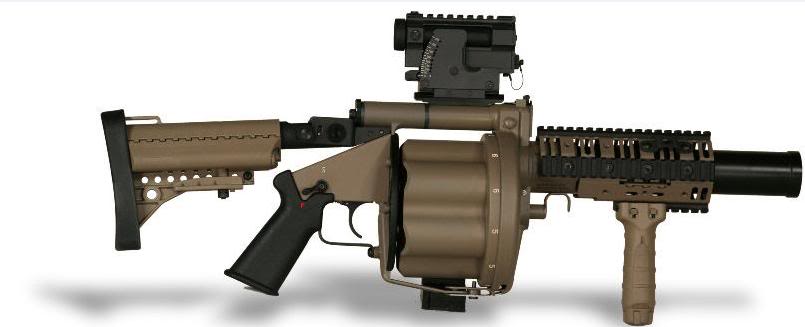 Defensa y Armas: Lanzagranadas: Milkor MGL Mk.1 (Sudáfrica)