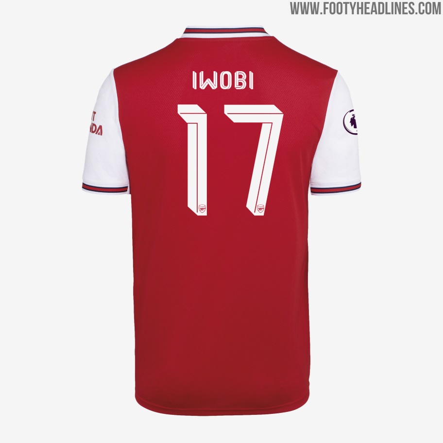 All-New Unique Adidas Arsenal 19-20 Kit Font Revealed - Footy Headlines
