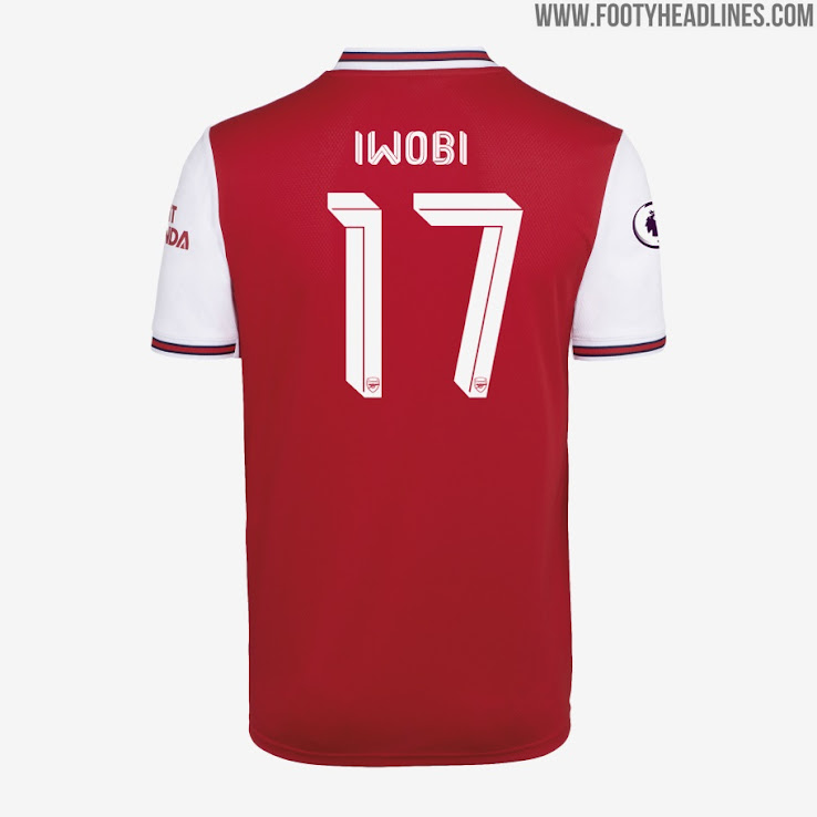 All-New Unique Adidas Arsenal 19-20 Kit Font Revealed - Footy Headlines