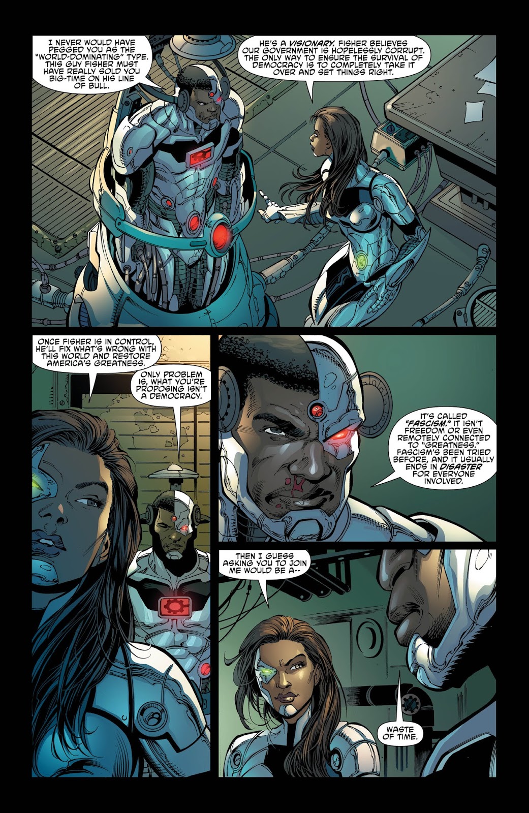 Weird Science DC Comics: PREVIEW: Cyborg #7