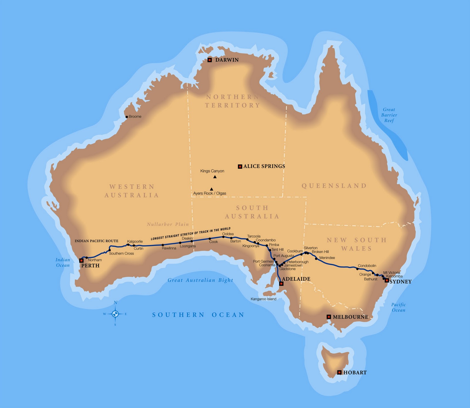 Elaine and Jim's Travels: February 15- The Indian Pacific