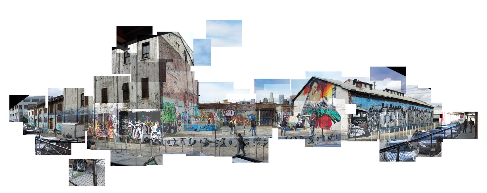 Jacob Gines: Intimations: Los Angeles Art District - Photo Collage