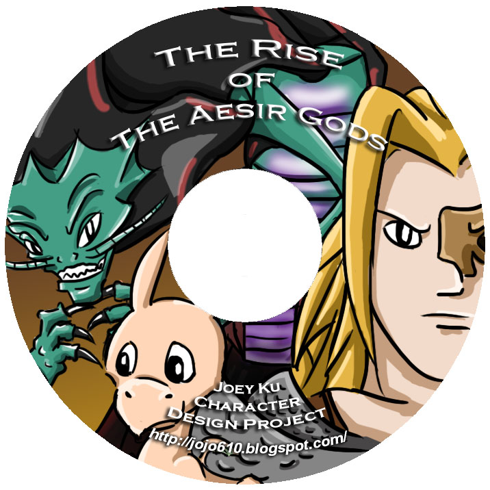 Joey Ku: Character Design Project: CD cover and disk art