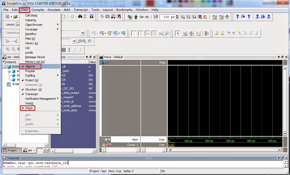 vince 學習筆記: Altera ModelSim Tutorial