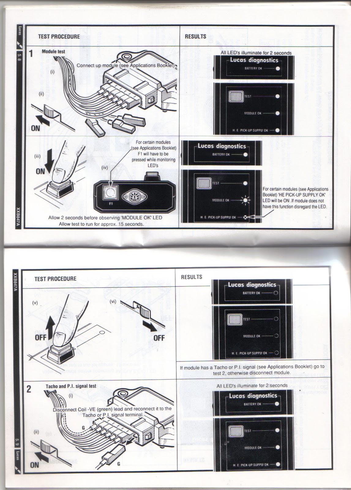 Lotus Excel Restoration: Lucas YXB135 ignition (igniter) module tester