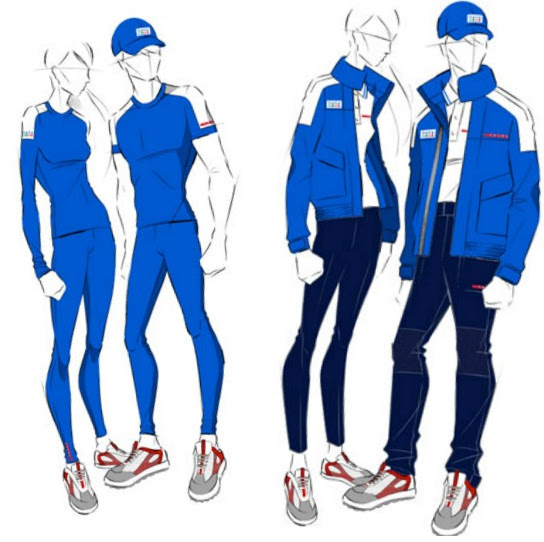 Uniforms to the London Olympic 2012