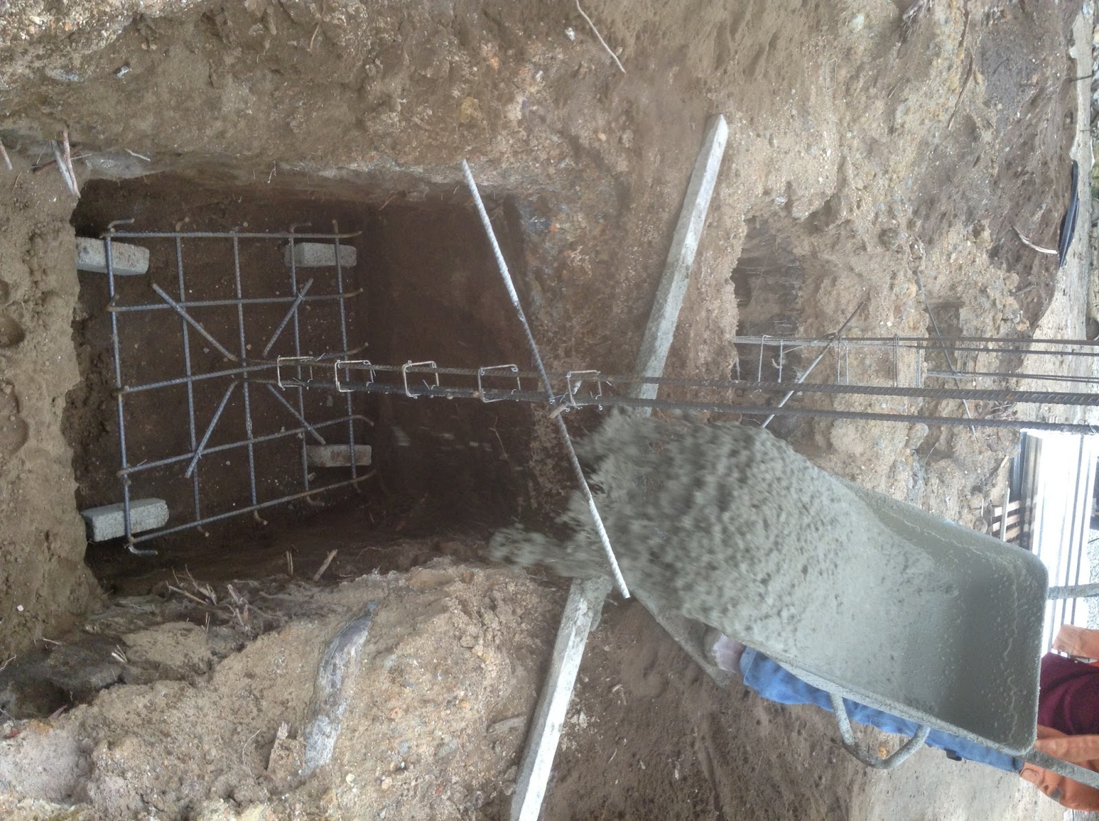 Membina Pad Footing dan Tiang Stump ~ Membina Rumah Impian