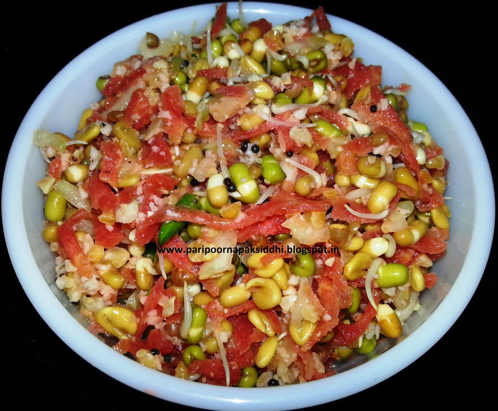 Paripoorna Paksiddhi : SPROUTS ANI METHI CHI KOSHIMBIR / SPROUTS AND ...