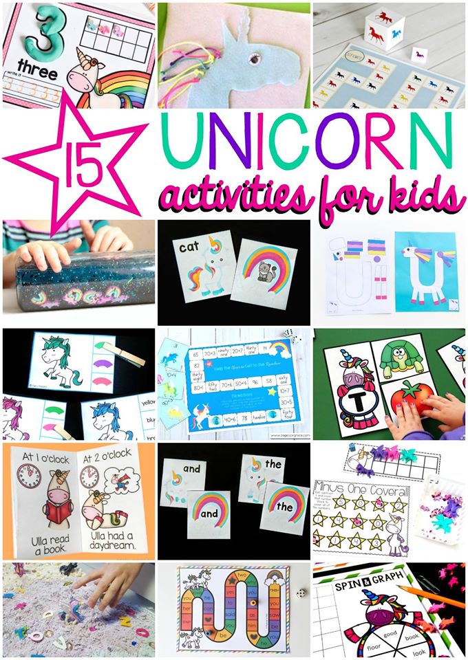 Unicorn Sensory Bin | Sara J Creations