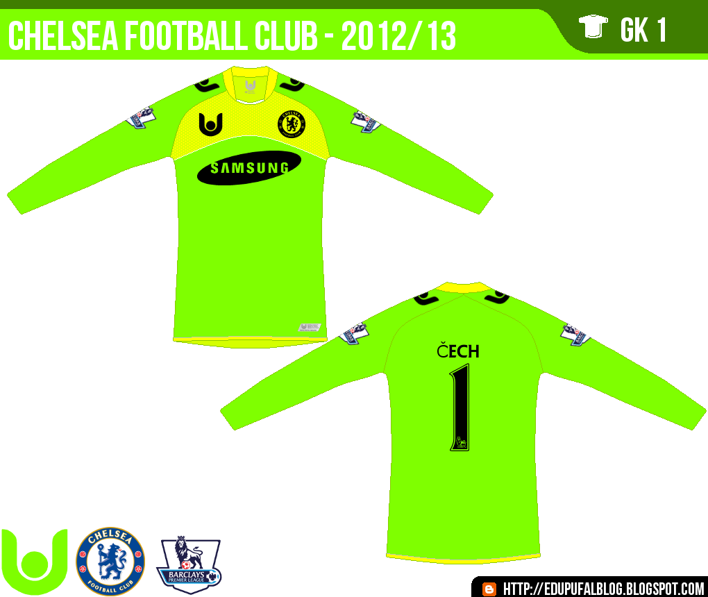 Edu Pufal Blog: Chelsea FC - 2012/13 Kits - Pufal Sports