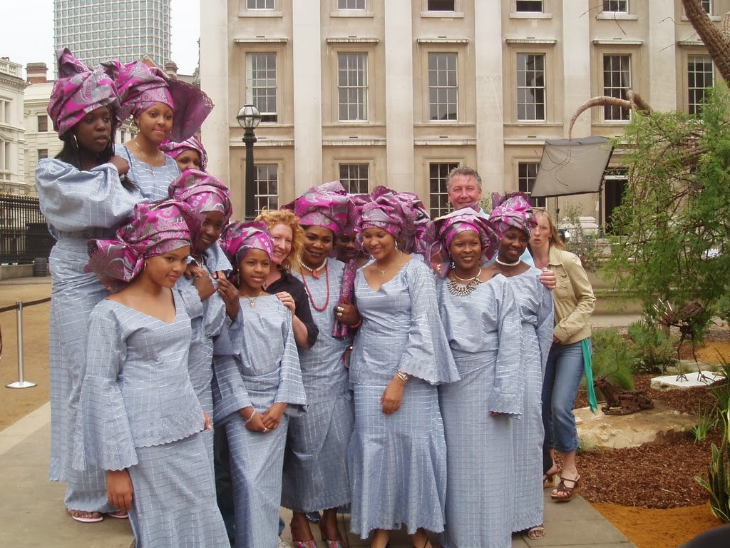 Photos of Nigeria: Proudly Nigerian Aso Ebi Display (Family/Group Fabric)
