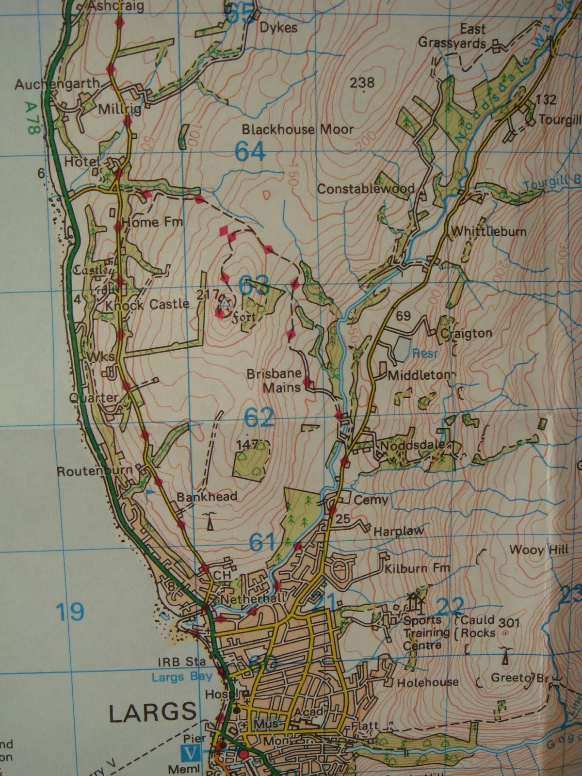 Cycling Meditations: Travelling the Old Largs Road: Drumfrochar to ...