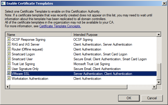 Katalykt: Preparing a Microsoft CA SSL Certificate Template for vSphere 5.x