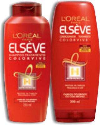 Shampoo e Condicionador Elseve Colorvive