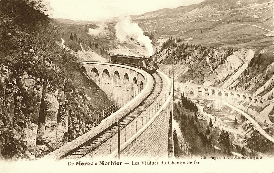 transpress nz: the railway viaducts of Morez, France