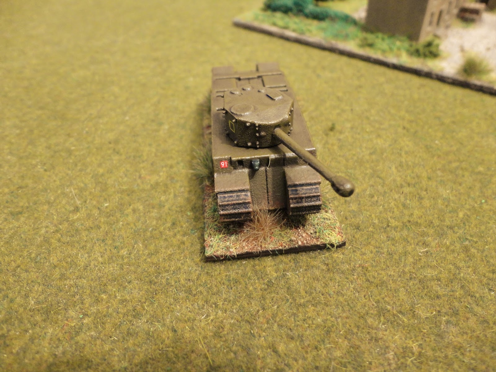 10/ 12mm WW2 and 6mm Napoleonic gaming: British TOG 2 heavy tank