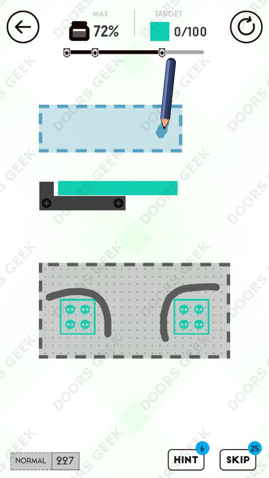 Draw Here Level 227 ~ Doors Geek