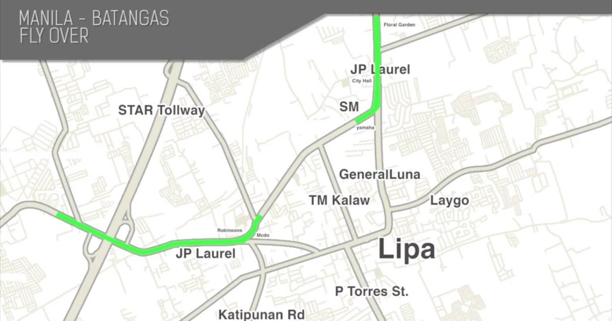 Lipa Status: Traffic Solution: Flyover and Diversion Road in Lipa