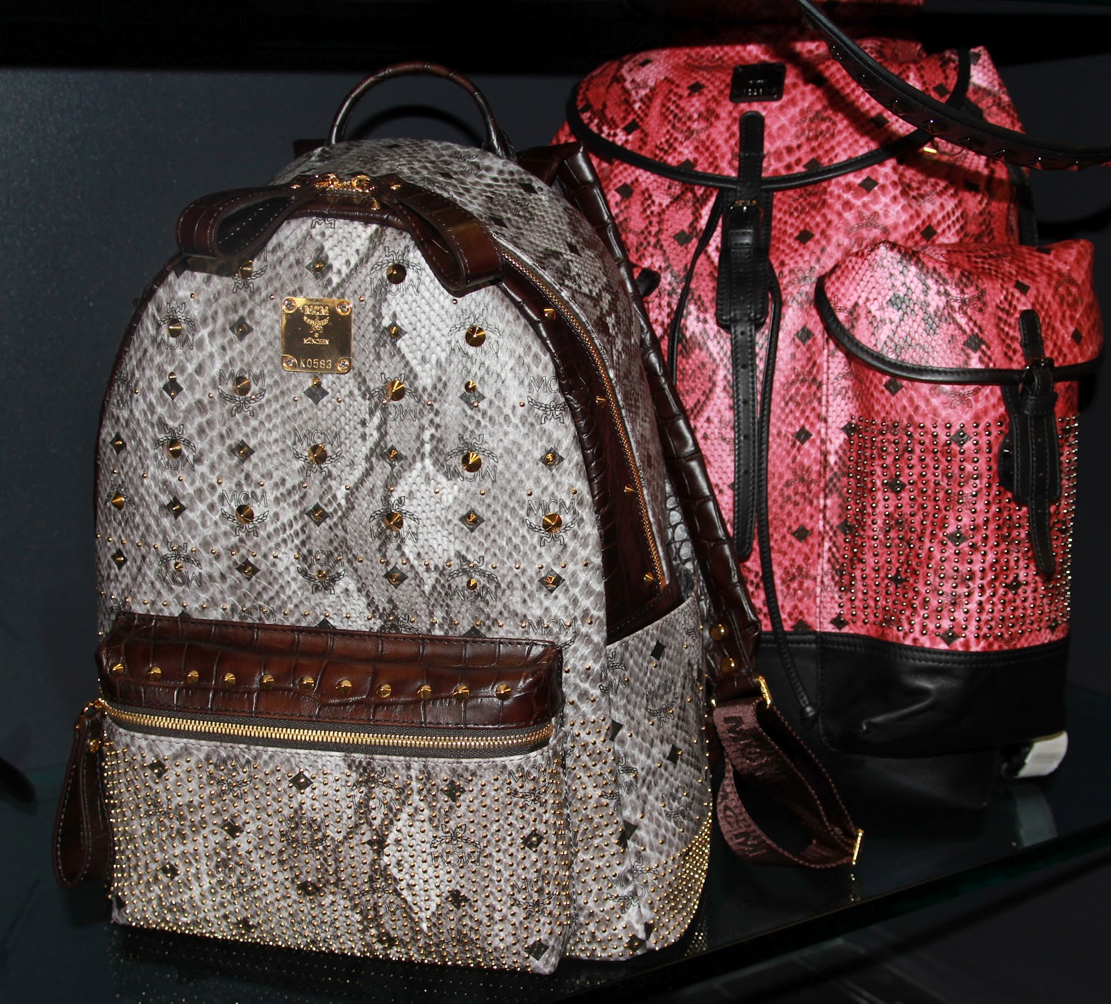 Snakeskin Backpack