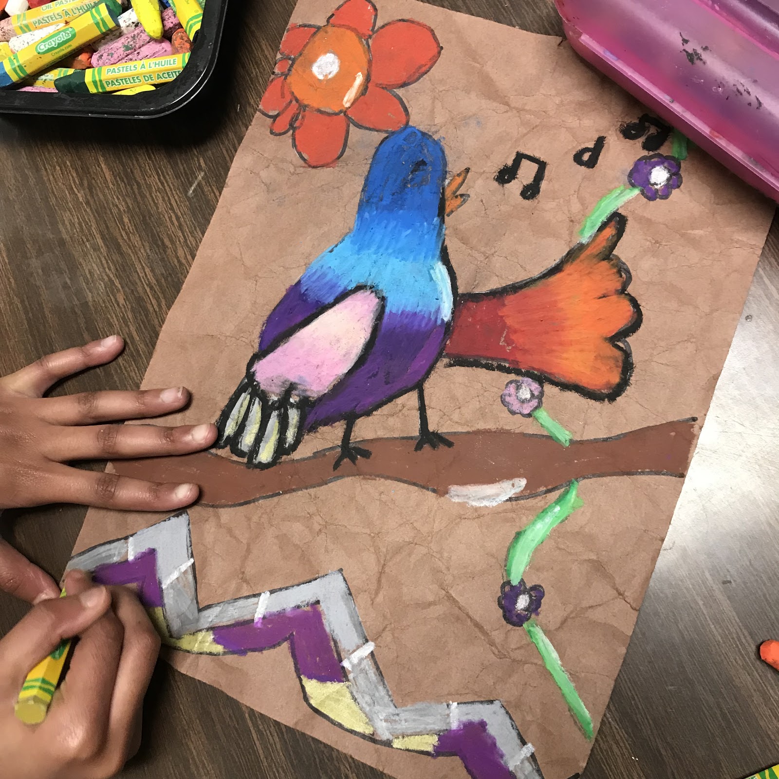 Elements of the Art Room: 3rd grade Amate Bark Painting