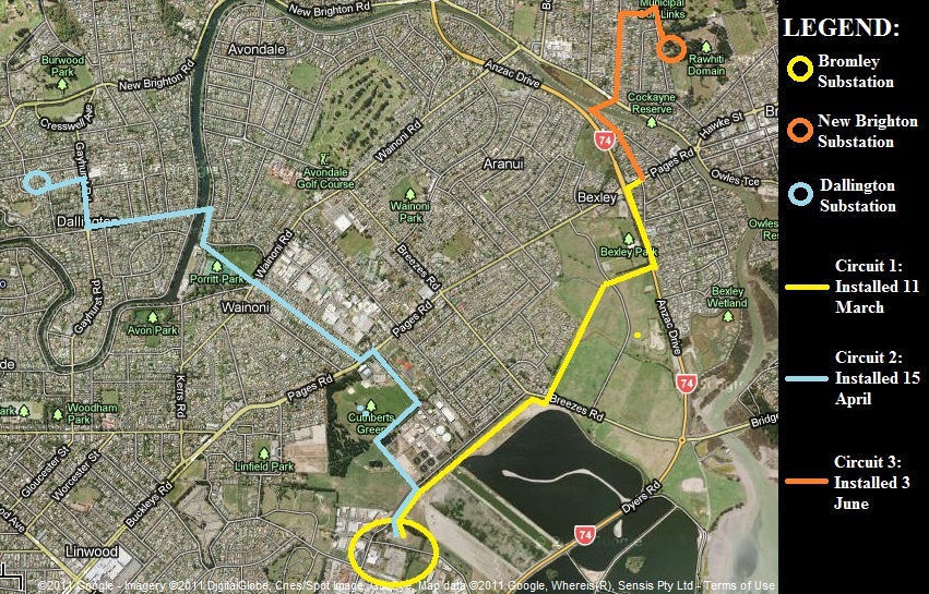 Week 18; The relocation of New Brighton substation to Rawhiti substation.