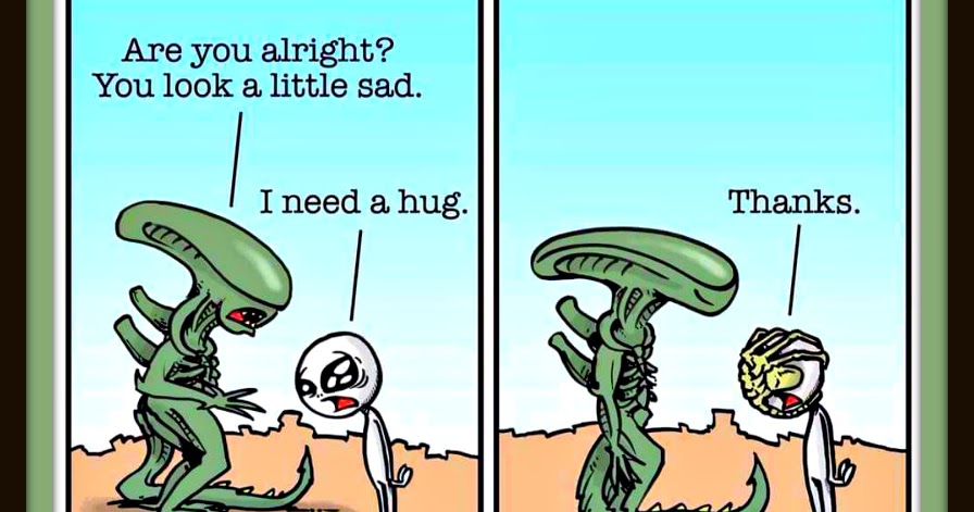 Sci-Fi Art And Posters: Alien Hugs