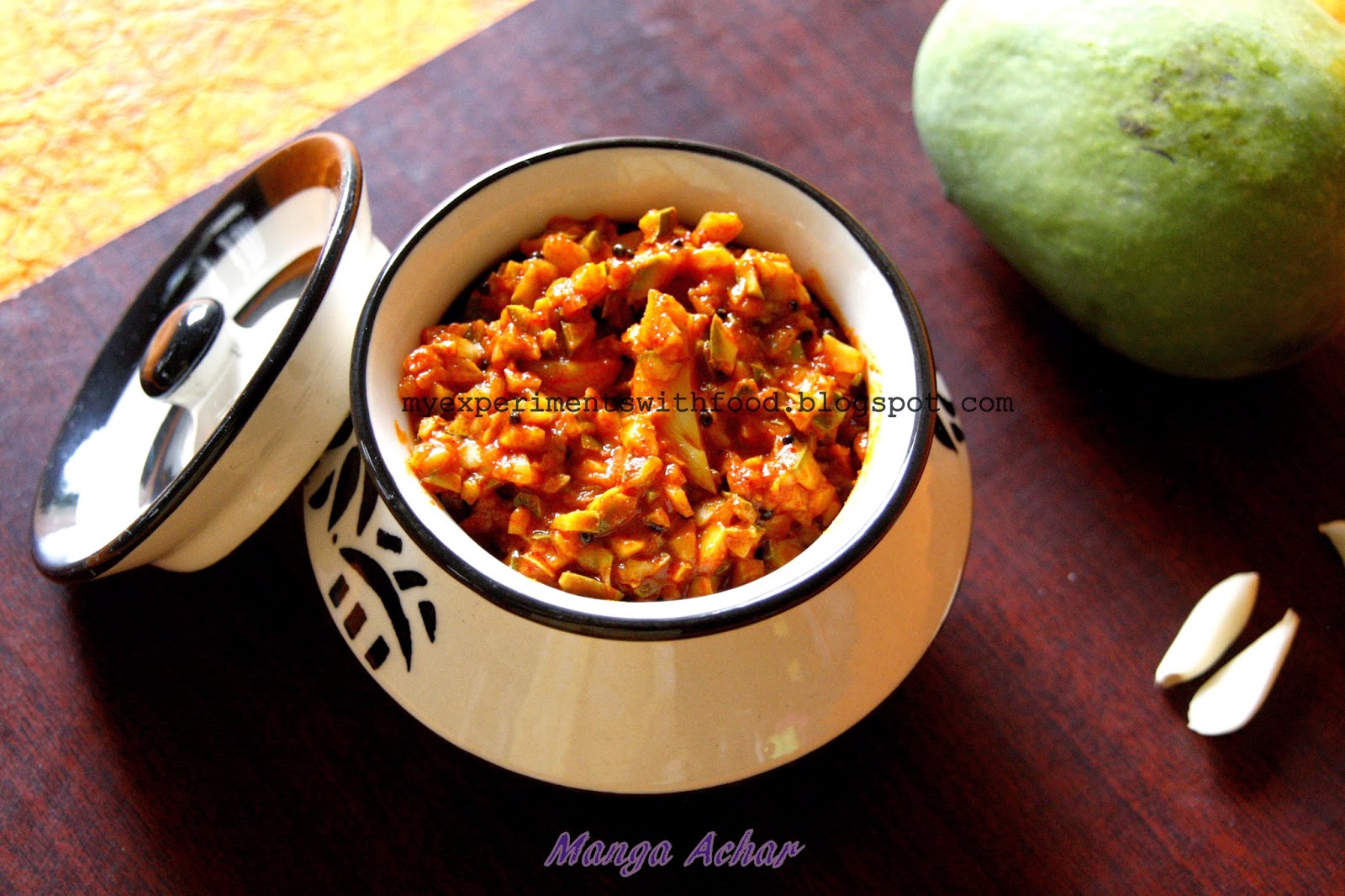 My Experiments With Food: Nadan Manga Achar/ Kerala Style Mango Pickle