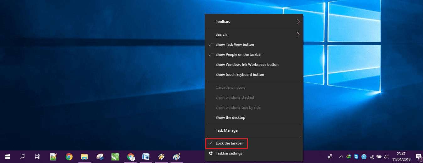 Cara Memindahkan Letak Posisi Taskbar Di Windows 10