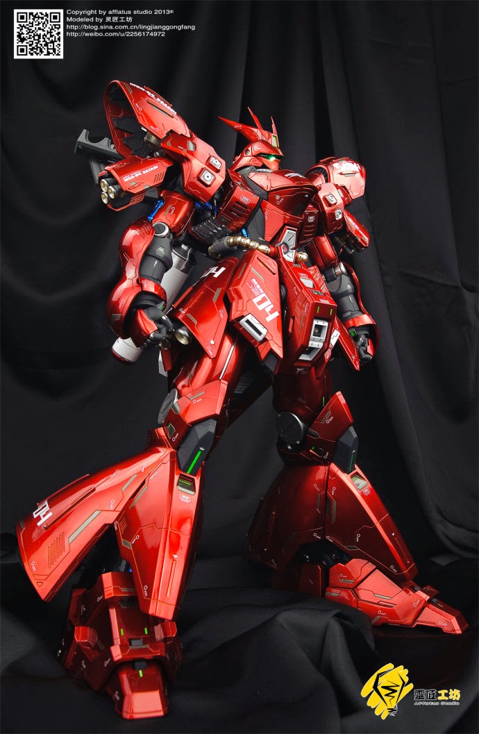 GUNDAM GUY: Neo Grade 1/60 Sazabi (Garage Kit) - Customized Build