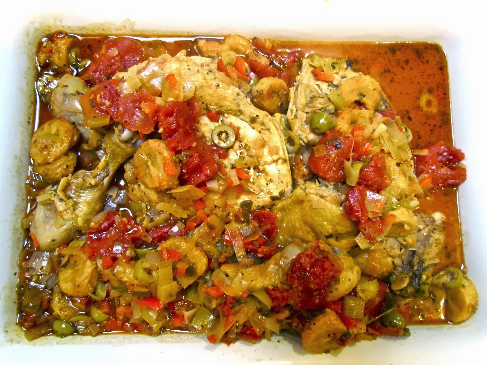 Flavors of the Sun: Chicken Mofongo--Caribbean Fusion Food