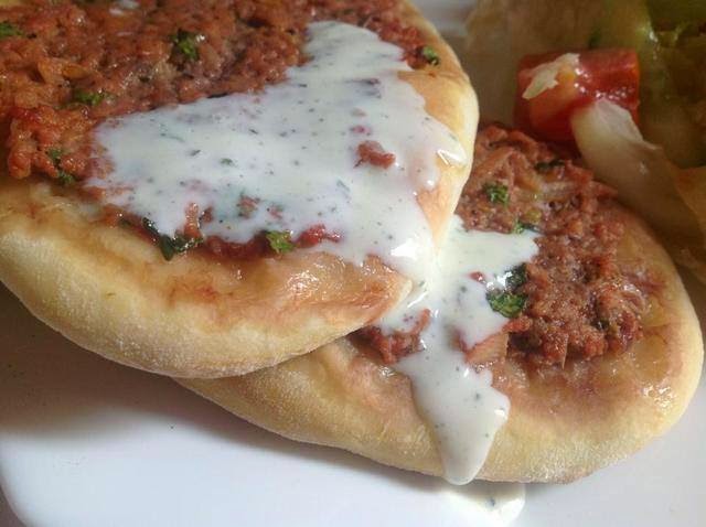 Recette du pizza libanaise ou sfiha