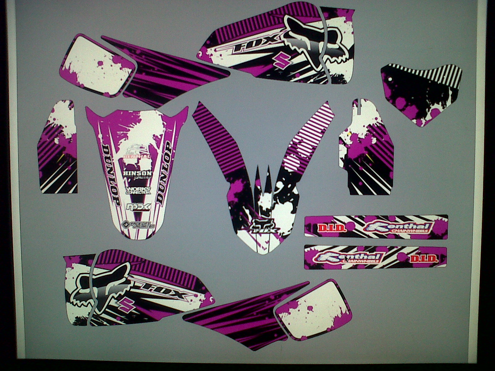 Decal Suzuki TS 125 - DECALS MOTOCROSS CUSTOM GRAPHICS