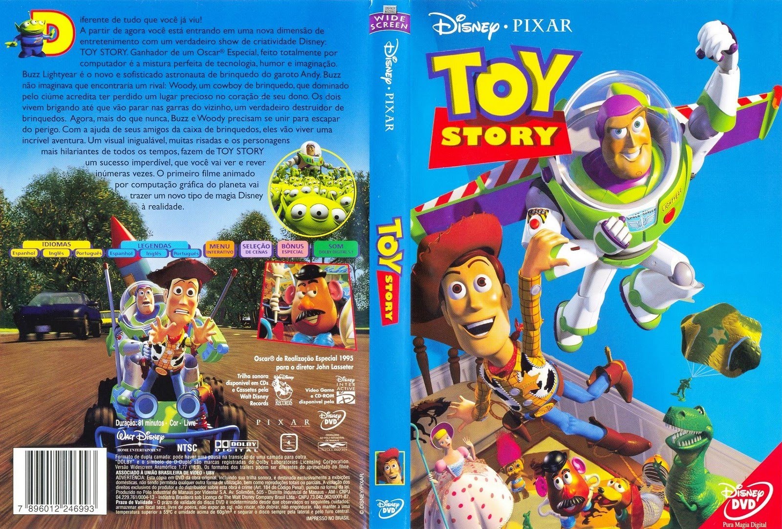 Capas Filmes Animação: Toy Story 1