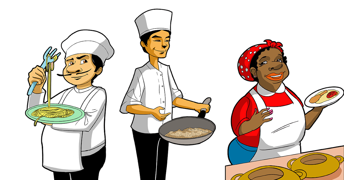 cartooneandote: Cocineros