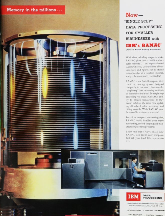 Efemerides de Tecnologia: 13 de septiembre (1956) se lanza IBM 305 ...