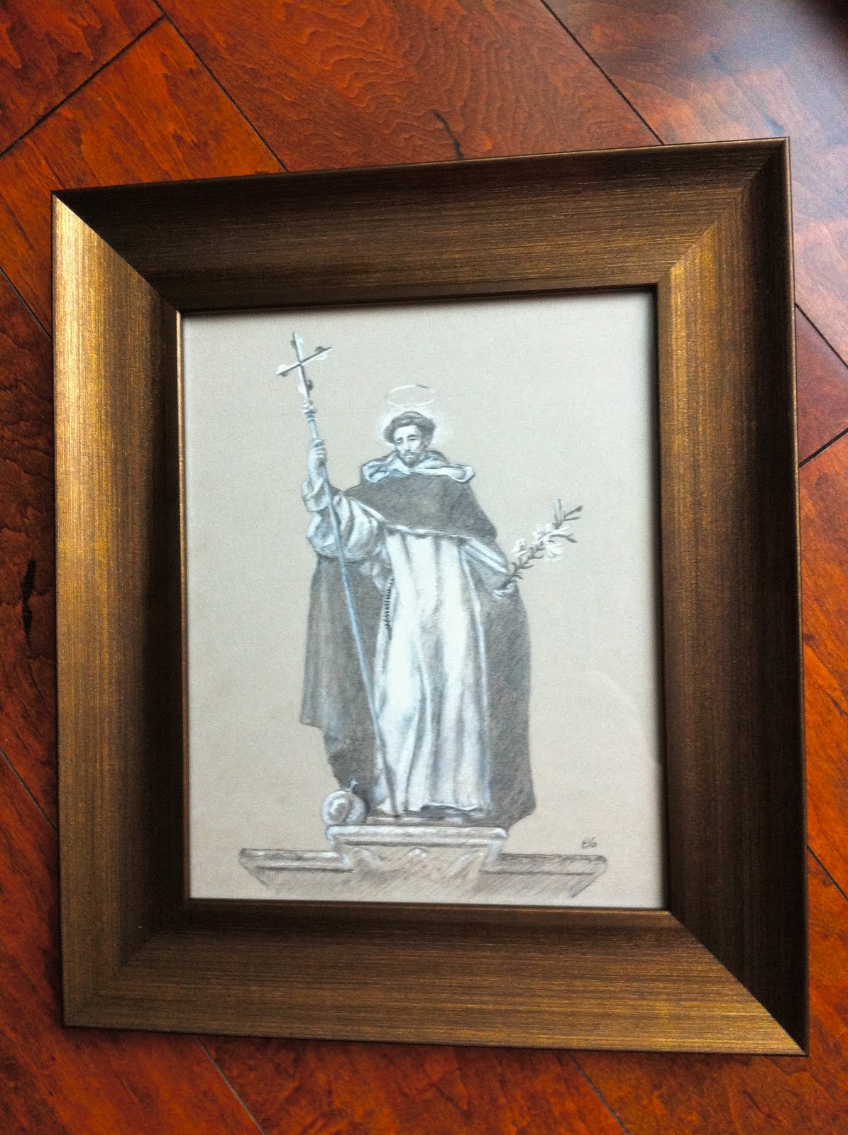 Ecclesia Domestica: Drawing of St. Dominic