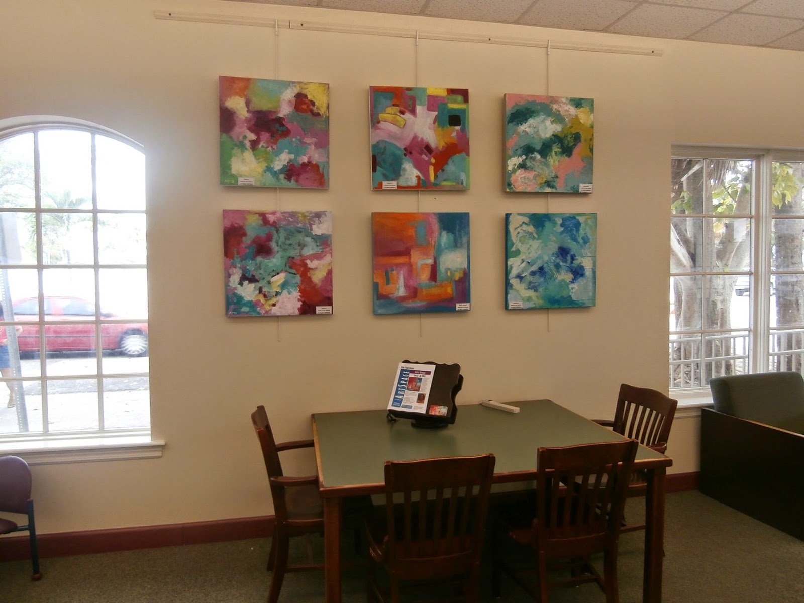 Marcy Brennan Art: Fort Pierce Library Solo Art Show