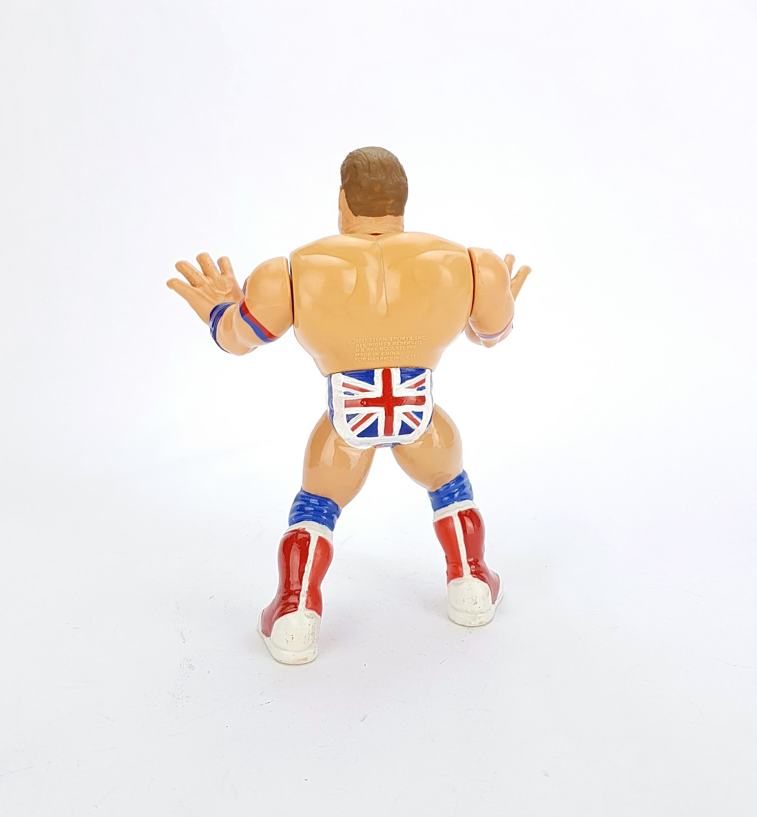 WWF Hasbro Custom Action Figure ☆ The British Bulldog | Vintage Action ...