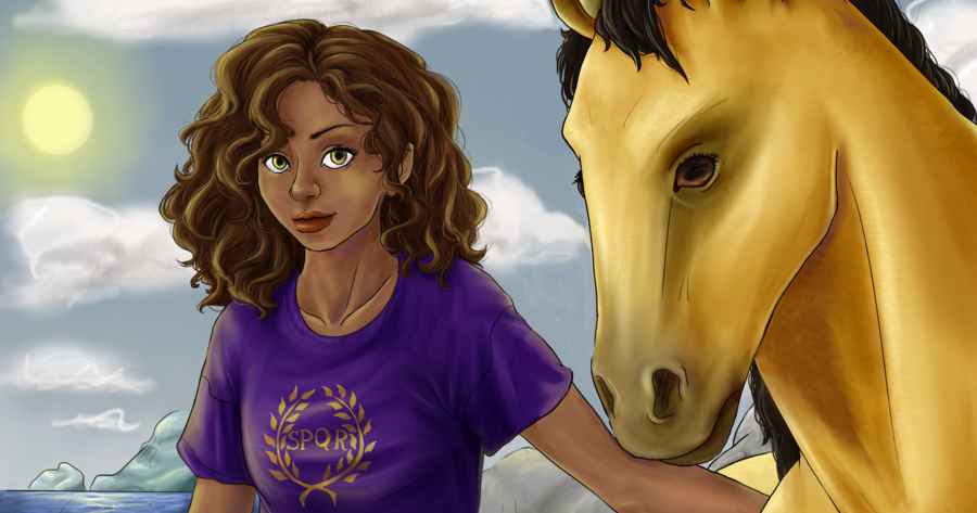 Book Girl: Art of the Day: Hazel Levesque (Heroes of Olympus)