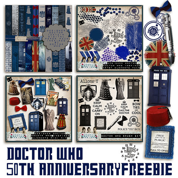 Crafty Button Designs: Our biggest freebie yet, Designer Doctor Collection!