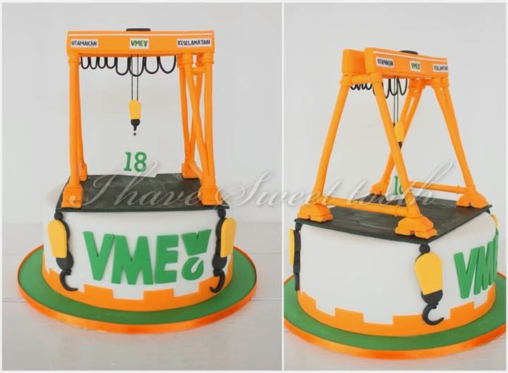I Have Sweet Tooth: VME Crane (Corporate Cake)