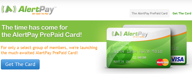 Alertpay: การขอบัตรกดเงินสด AlertPaY