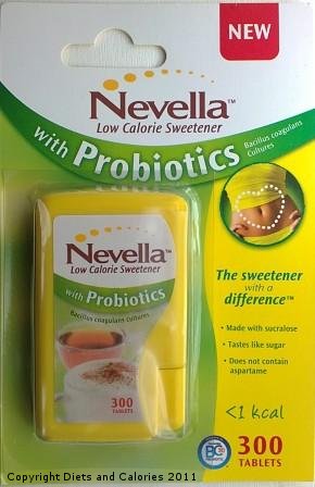 Diets and Calories: Nevella Low Calorie Sweetener